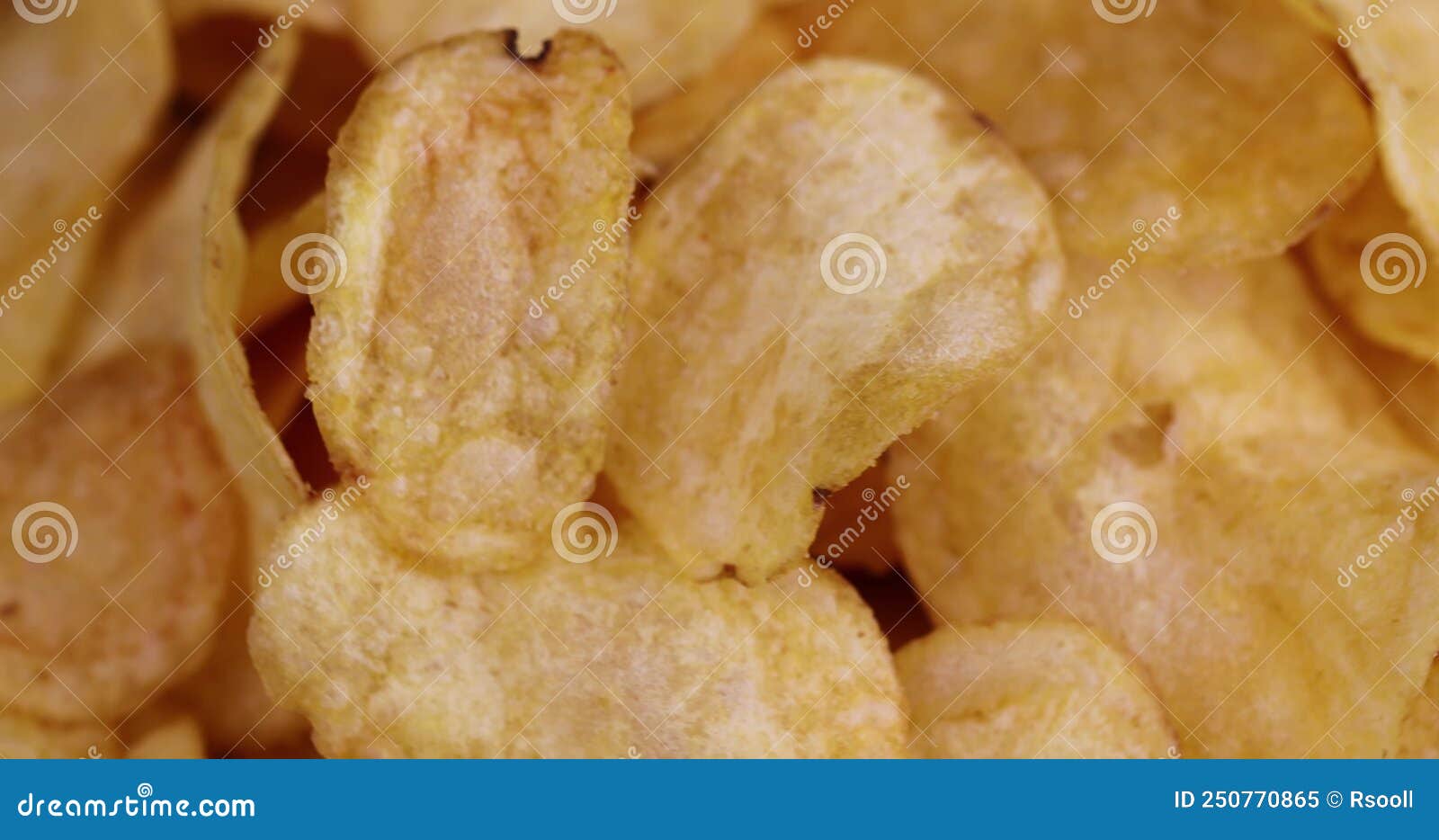 A Bunch of Potato Chips are Spinning Stock Video - Video of bunch ...