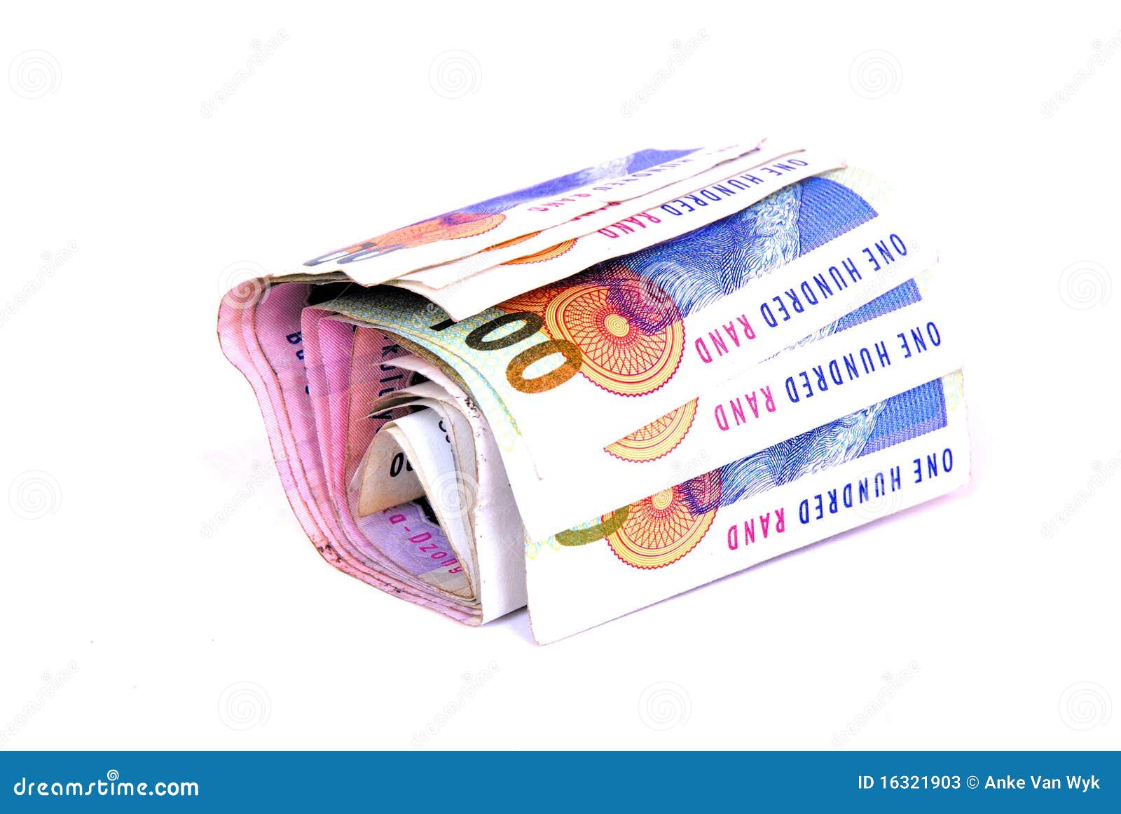 Bunch of Rands money stock image. Image of money, africa - 16321903