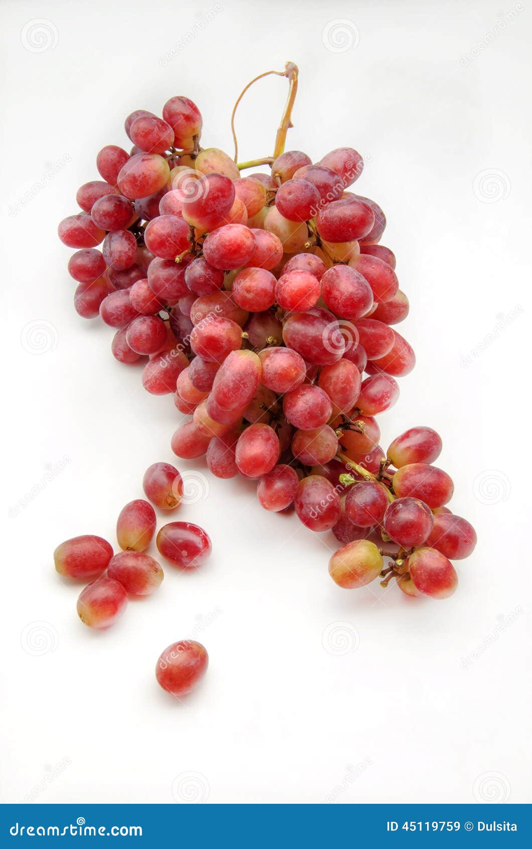 Bunch of red grapes stock image. Image of color, juicy - 45119759