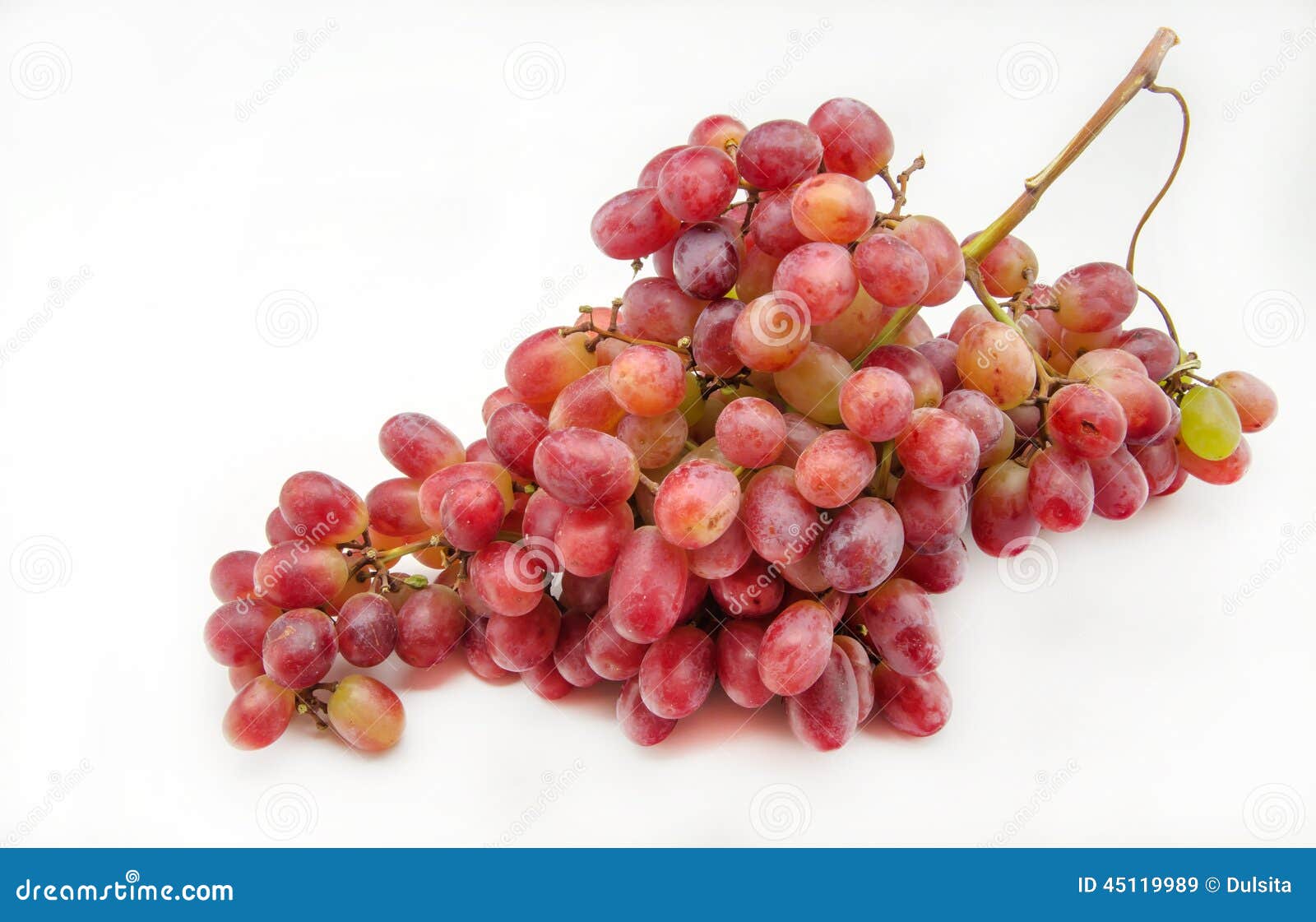 Bunch of red grapes stock image. Image of dessert, grains - 45119989