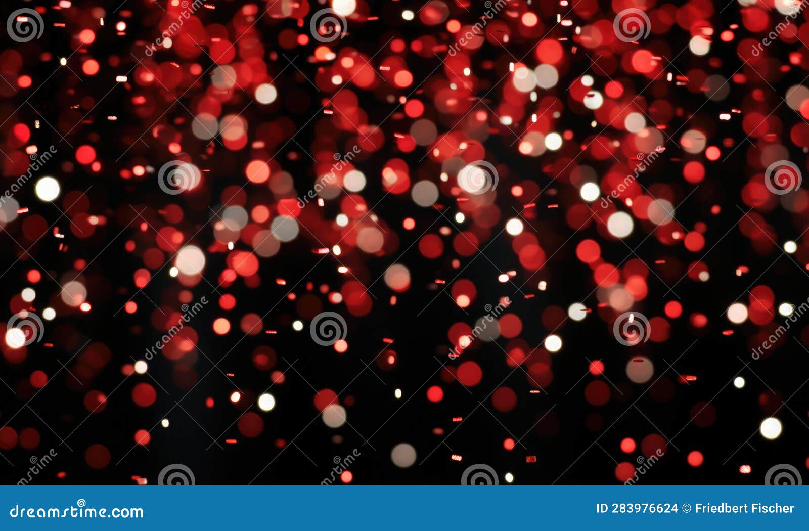 A Bunch of Red and White Lights on a Black Background. Generative AI ...