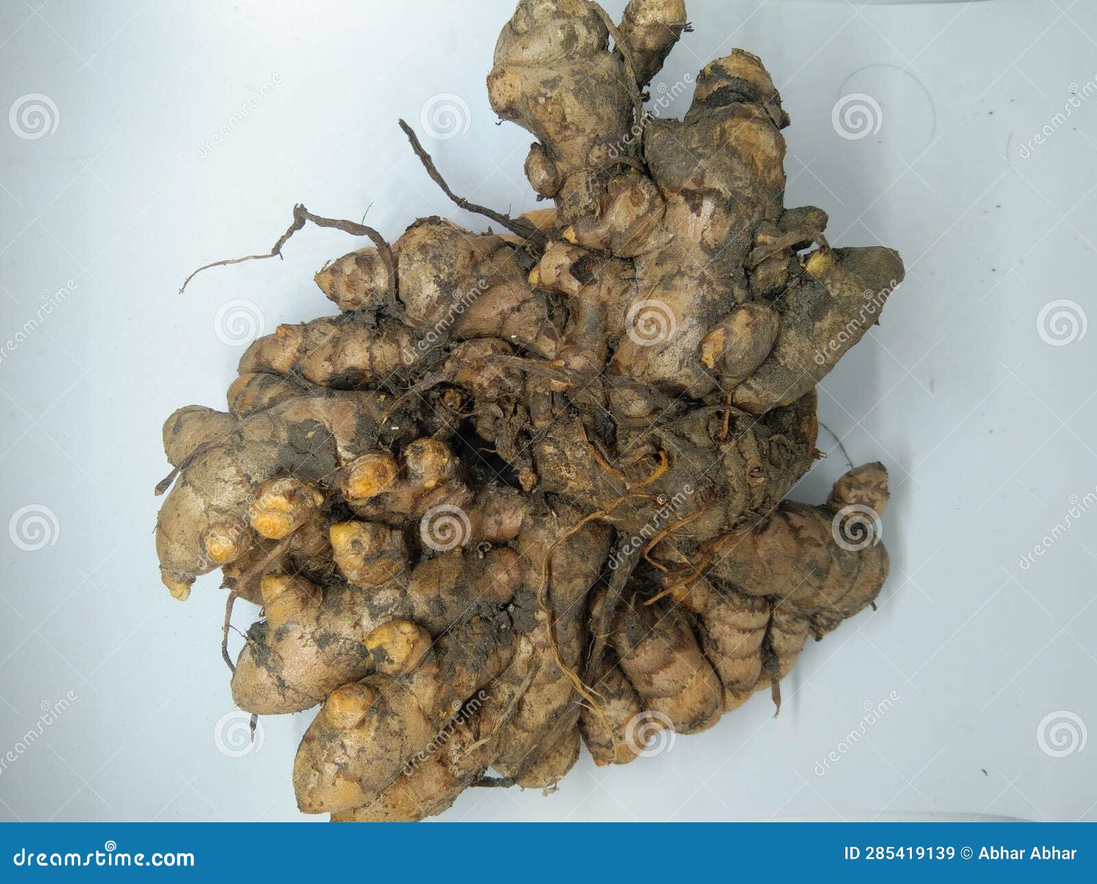 A Bunch of Root Vegetables that are on a Table Stock Image - Image of ...