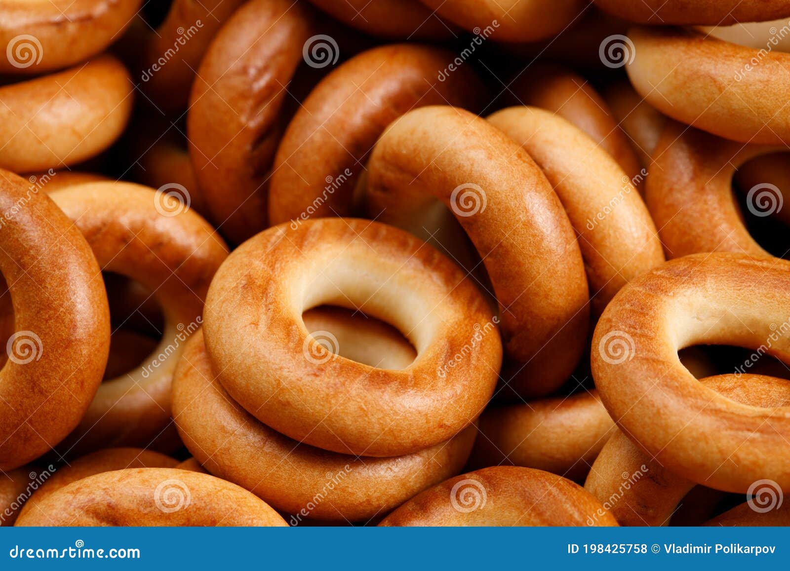 A Bunch of Round Bread Rolls. Horizontal Frame Stock Photo - Image of ...