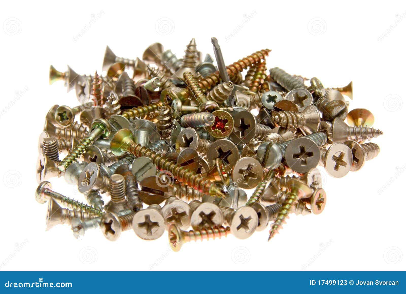 Bunch of screws stock image. Image of hole, equipment - 17499123