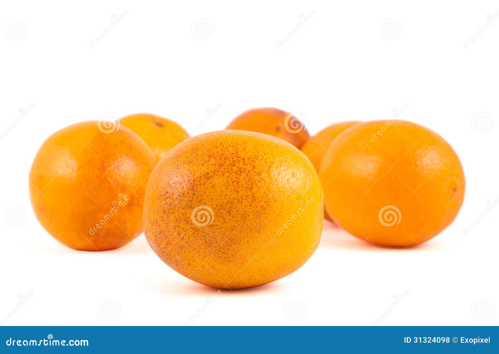 Bunch of Several Oranges Isolated Stock Photo - Image of nutrition ...