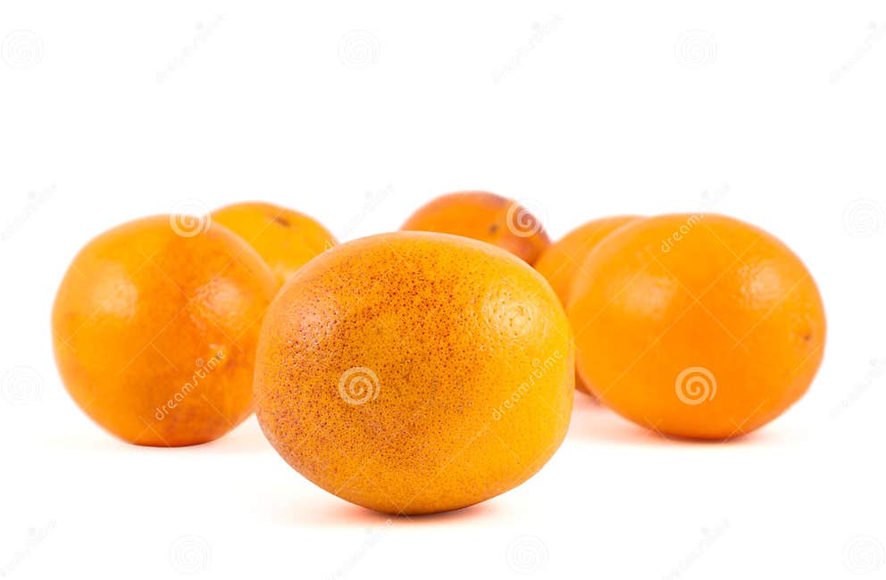Bunch of Several Oranges Isolated Stock Photo - Image of nutrition ...