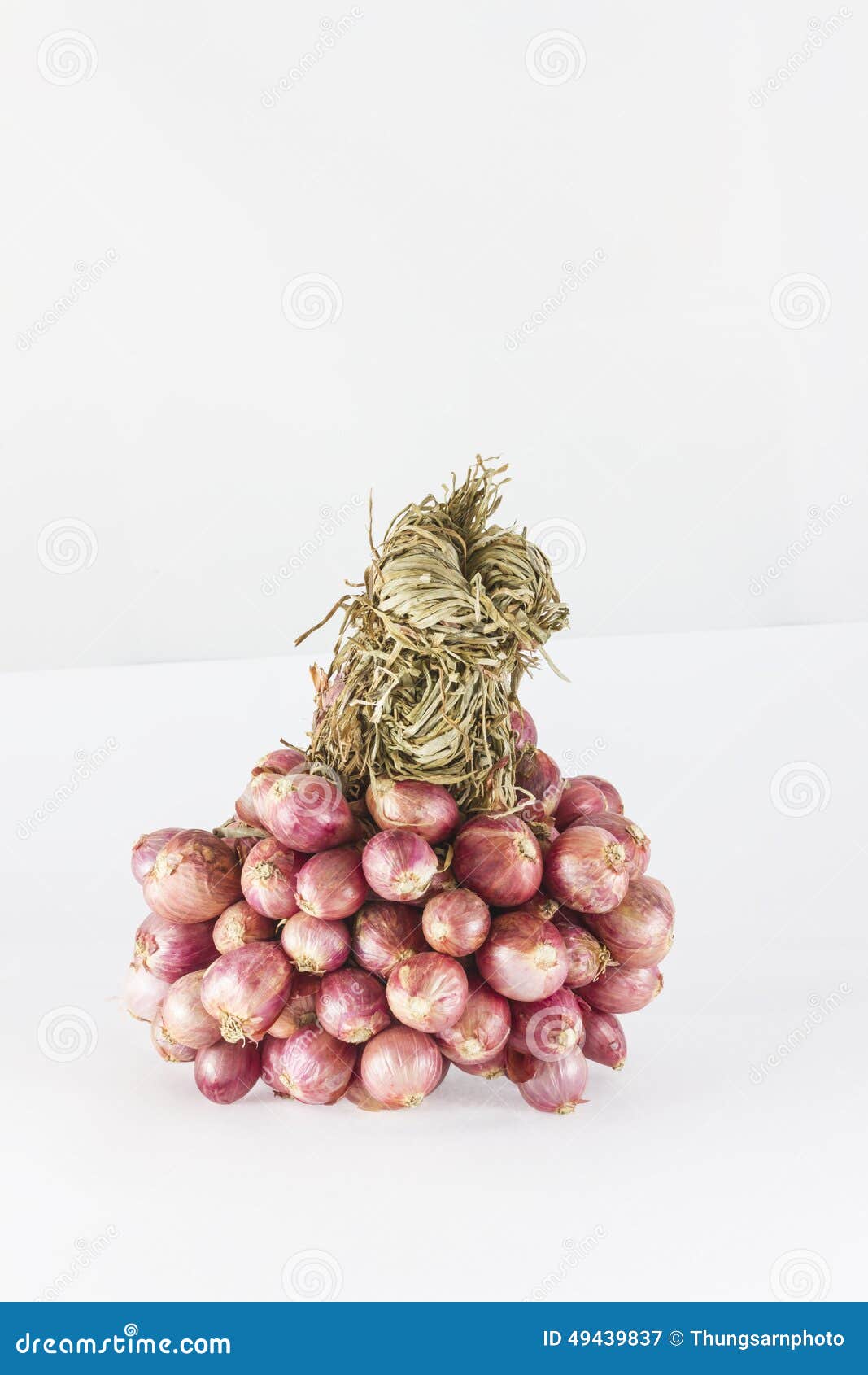 Bunch of shallots stock image. Image of leeks, braid - 49439837