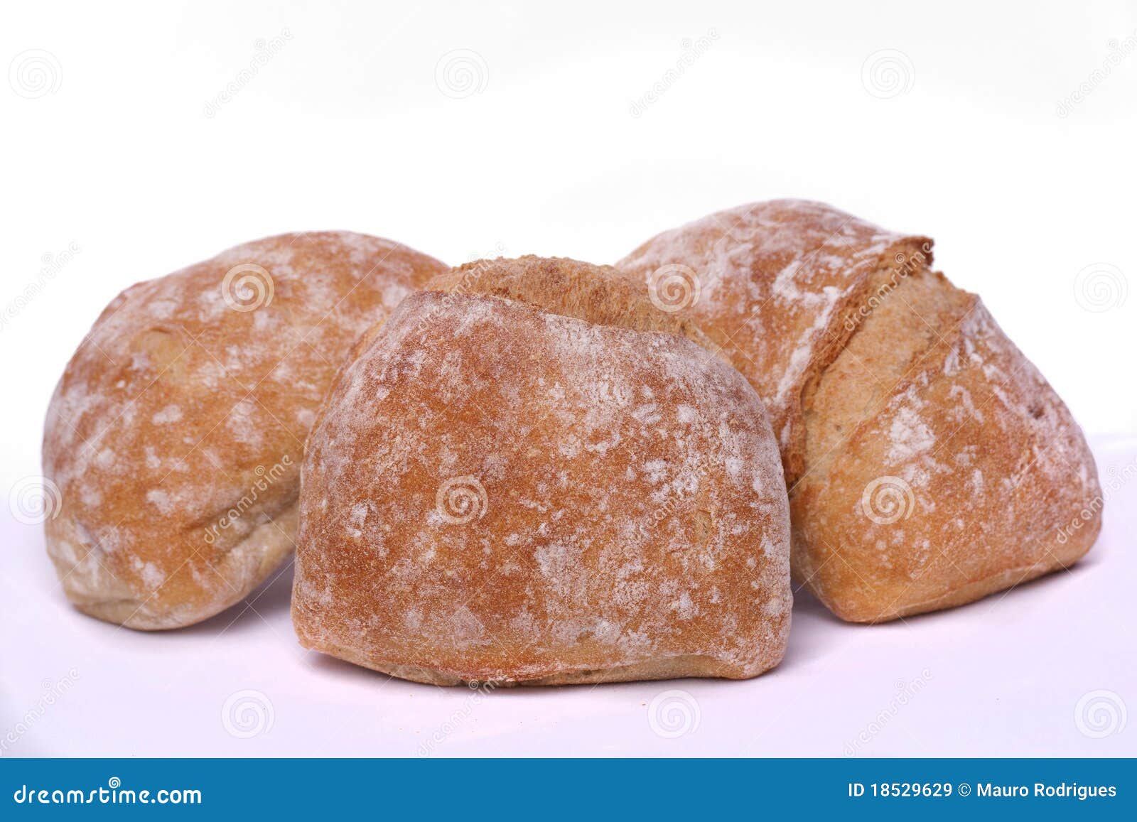 Bunch of small breads stock image. Image of isolated - 18529629