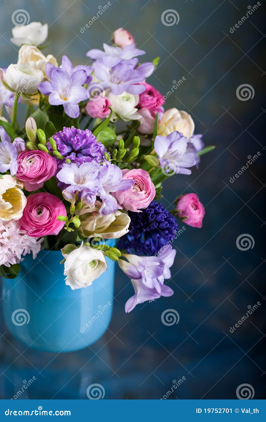 Bunch of spring flowers stock image. Image of tulips - 19752701