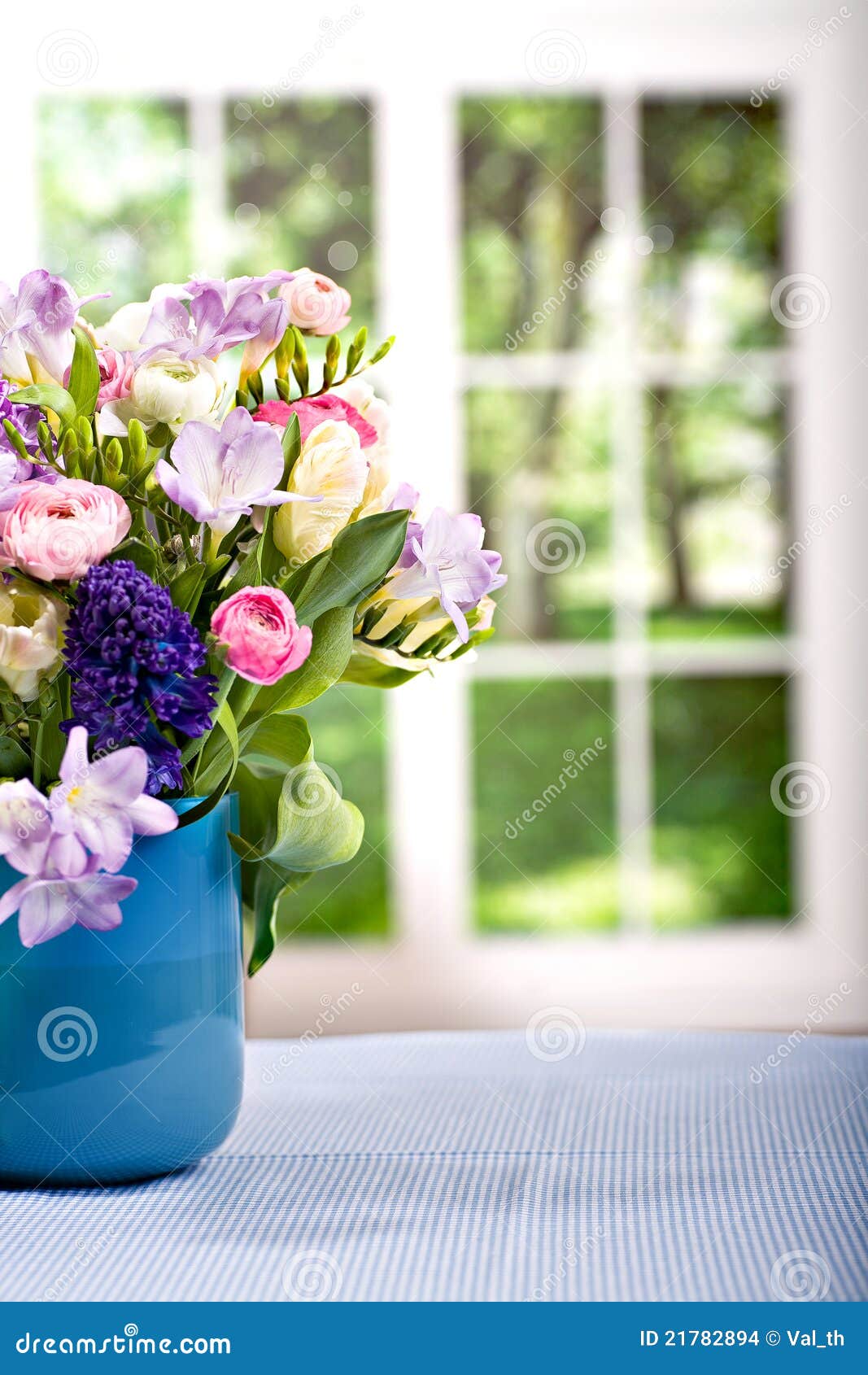 Bunch of spring flowers stock photo. Image of gift, arrangement - 21782894