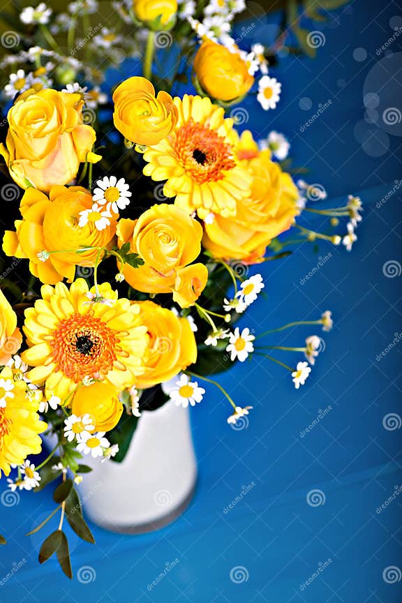 Bunch of spring flowers stock photo. Image of gift, freshness - 22817846