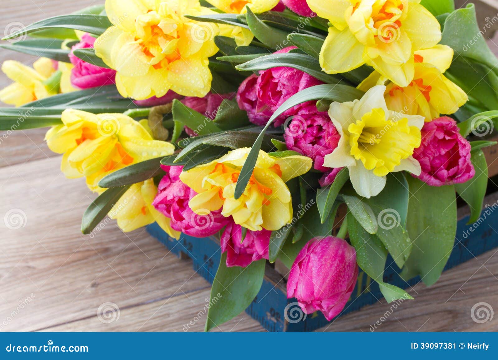 Bunch of spring flowers stock image. Image of floral - 39097381