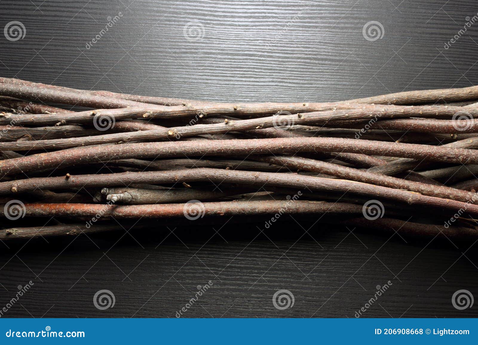 Bunch of Sticks stock photo. Image of branches, lines - 206908668