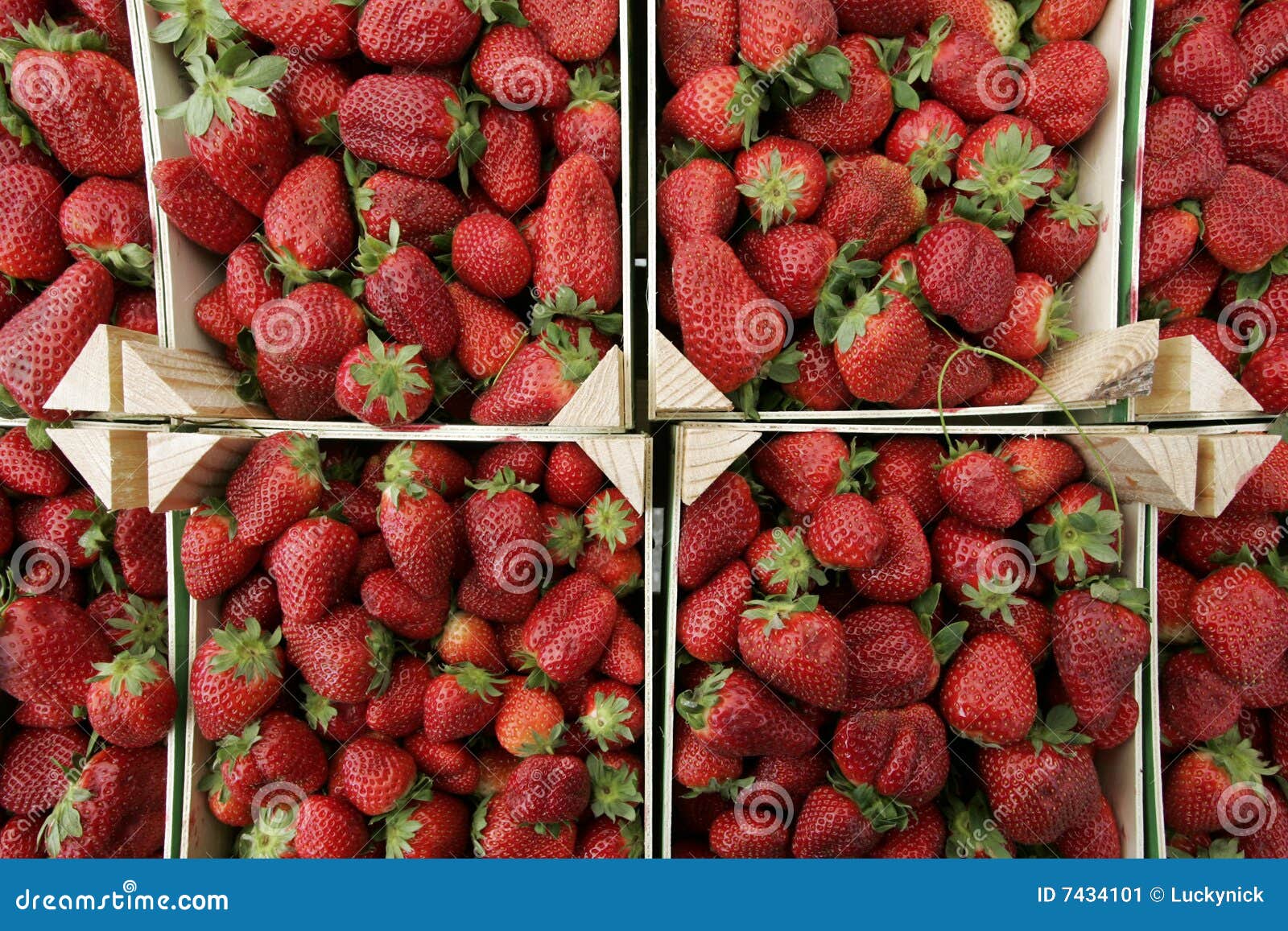 Bunch of Strawberries stock image. Image of cutout, arrangement - 7434101