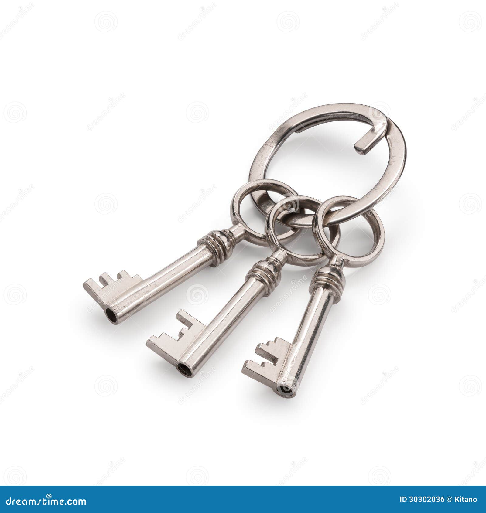 Bunch of Three Keys stock photo. Image of clipping, business - 30302036