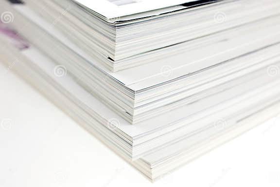 Bunch of used magazines stock photo. Image of medium - 13527928