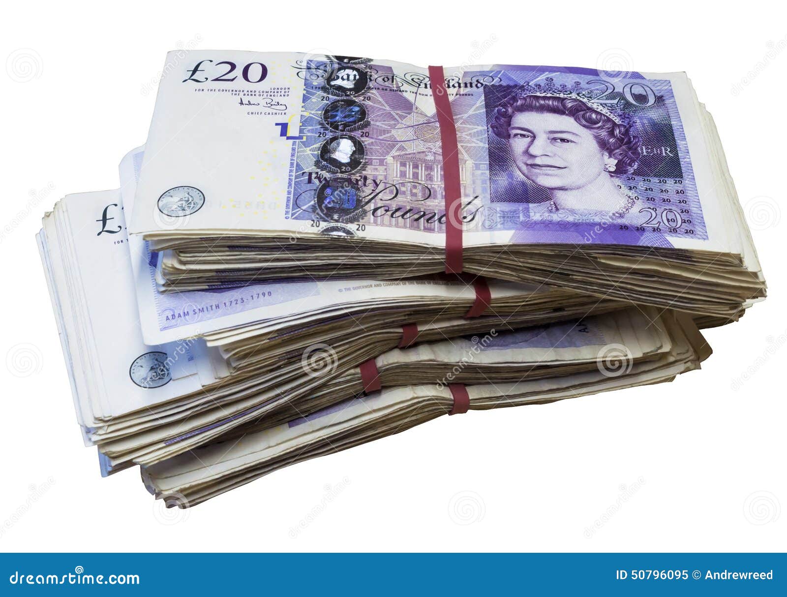 Bunch of Used UK 20 Twenty Pound Notes Editorial Image - Image of ...