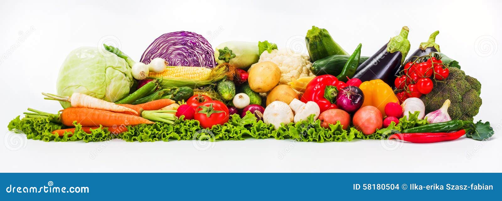 Bunch of Various Vegetables Stock Photo - Image of natural, fresh: 58180504