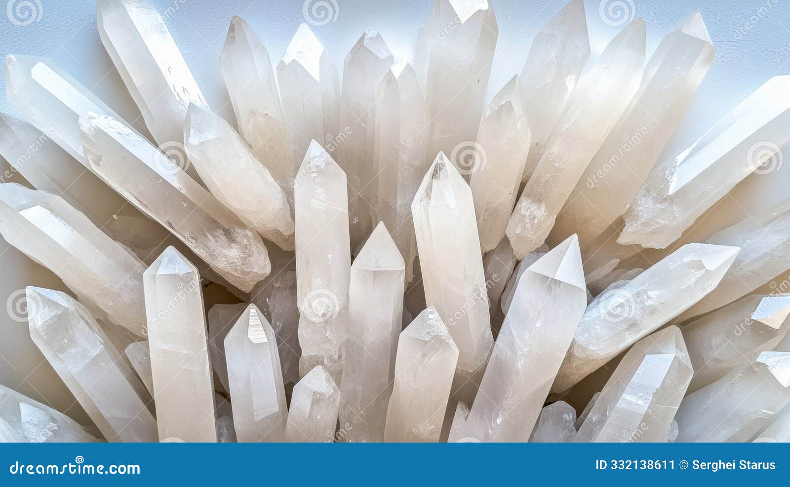 A Bunch of White Crystals are Arranged in a Circle, AI Stock Image ...