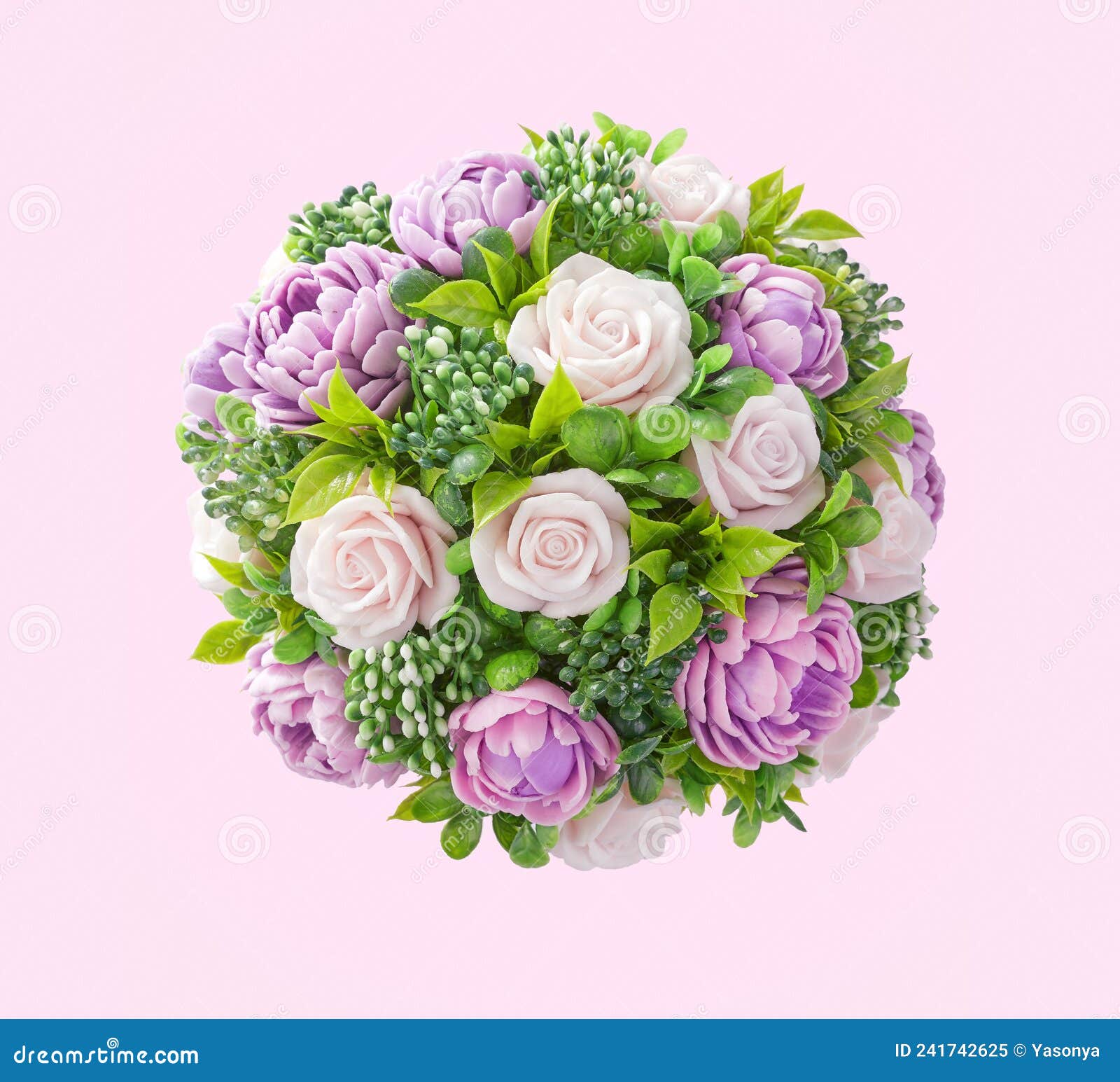 Bunch White and Purple Roses at Pink Stock Image - Image of pink ...