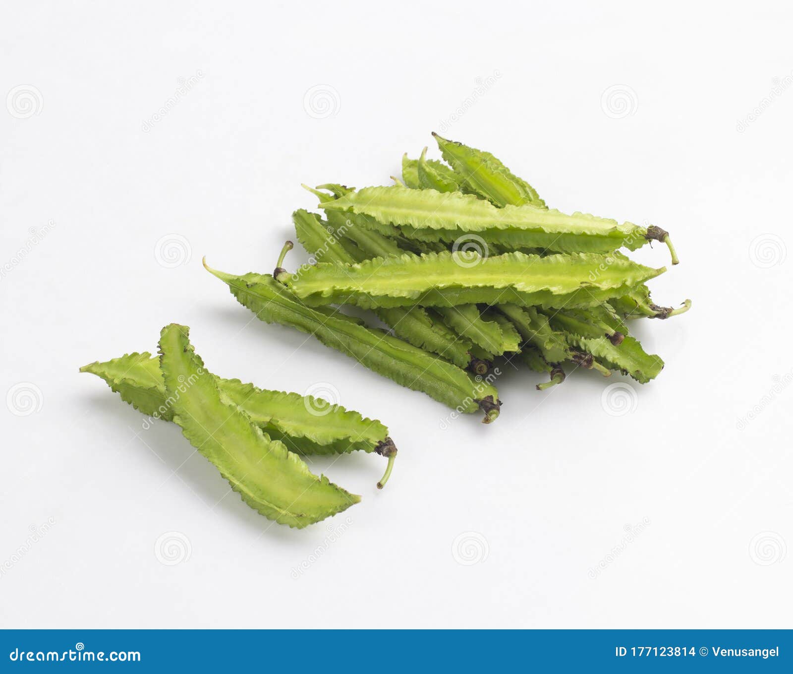 A Bunch Of Winged Bean Or Goa Beans On The Counter Of A Vegetable ...