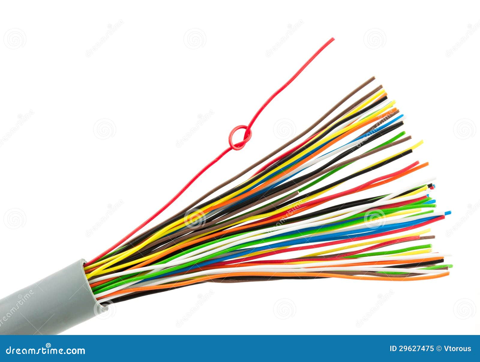 Bunch of wires stock illustration. Illustration of wired - 29627475