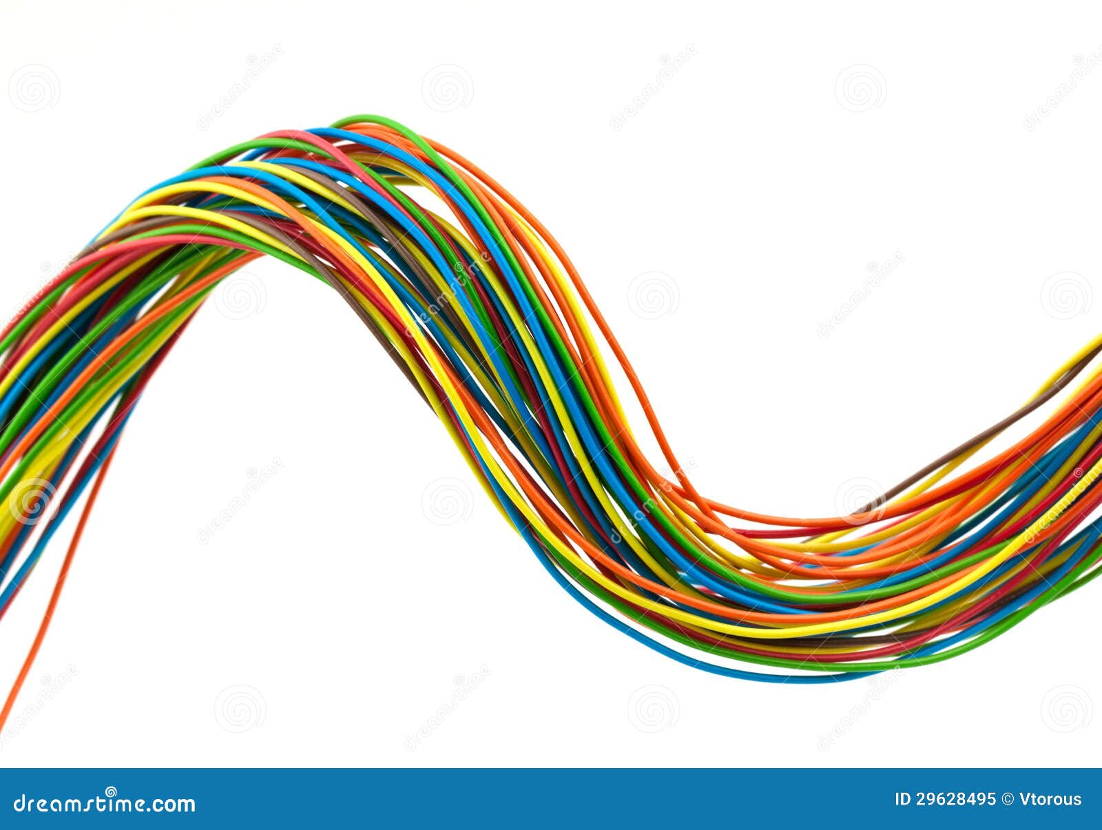 Bunch of wires stock illustration. Illustration of telephone - 29628495