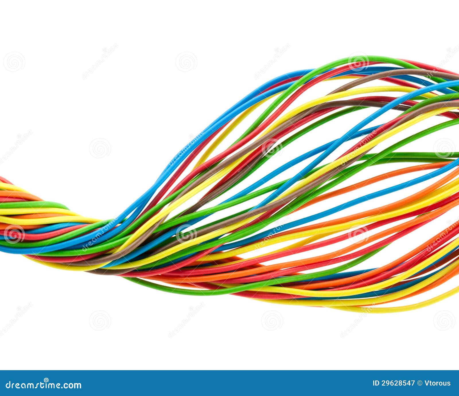 Bunch of wires stock image. Image of curl, computer, bunch - 29628547