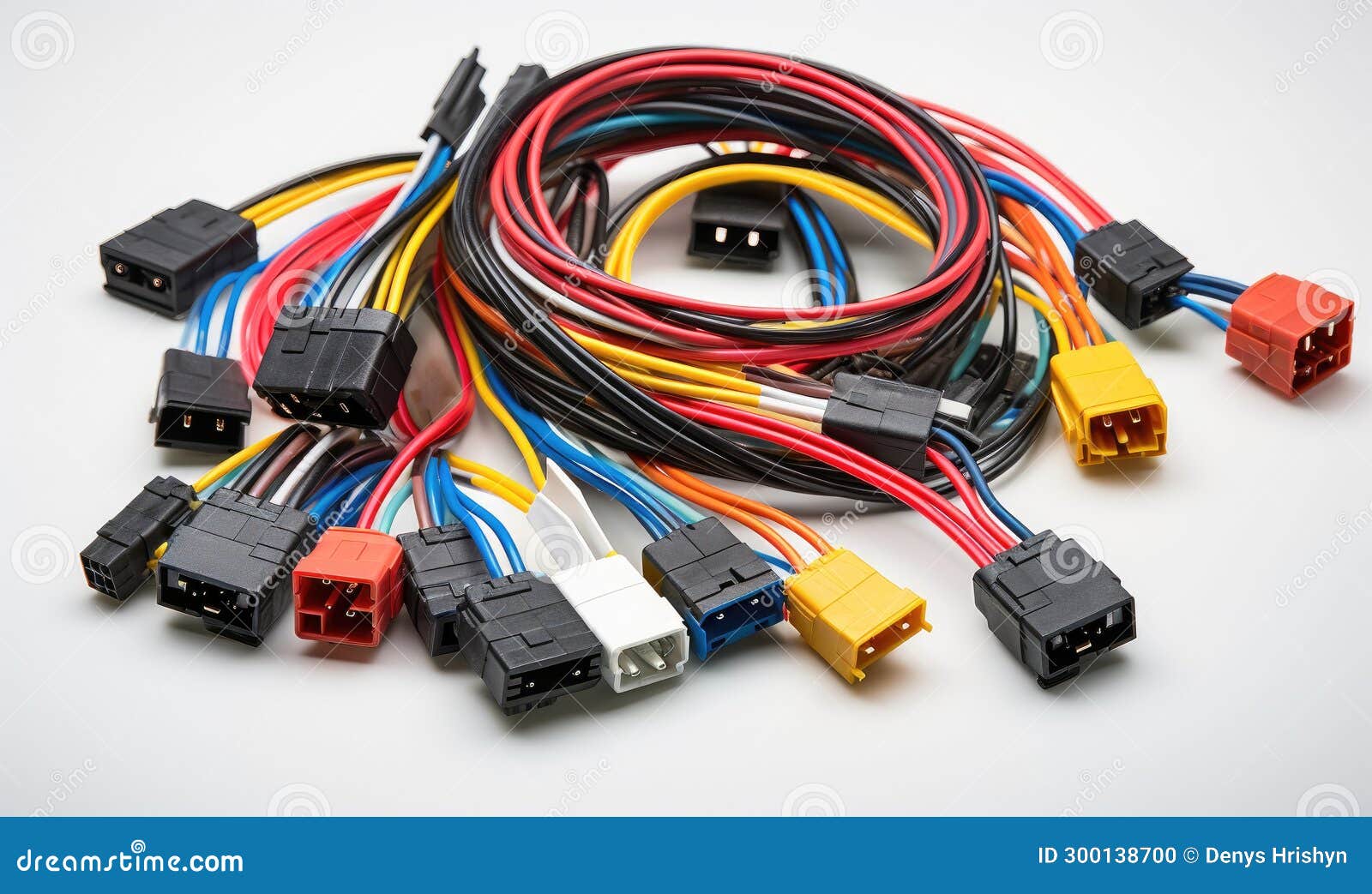 A Tangled Web of Interconnected Wires Stock Illustration - Illustration ...