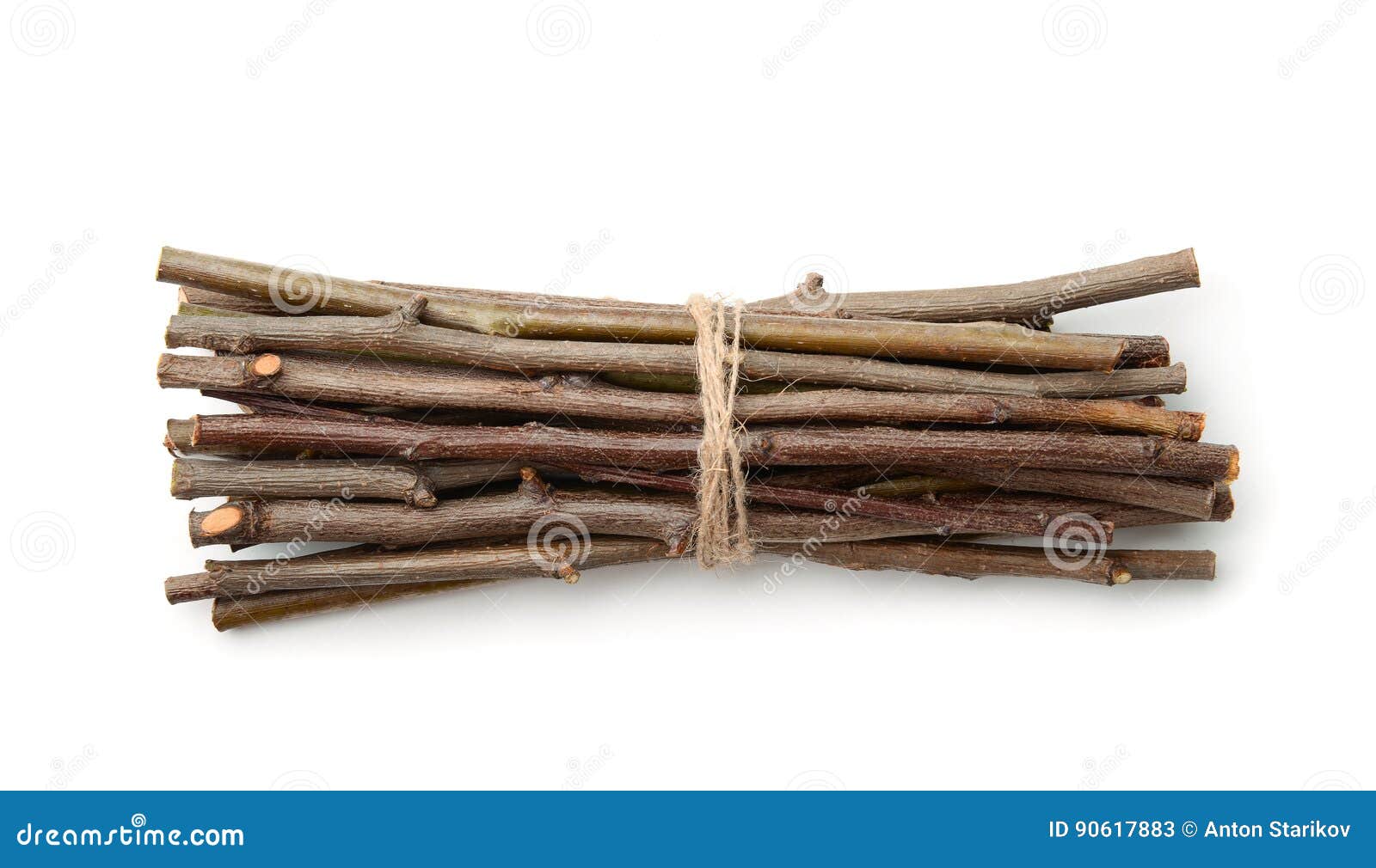 Bunch of wooden twigs stock image. Image of piece, decoration - 90617883