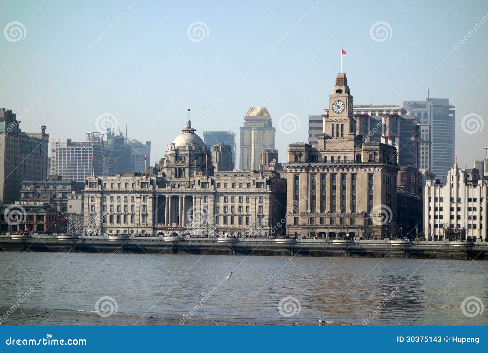 The bund of shanghai editorial stock photo. Image of ancient - 30375143