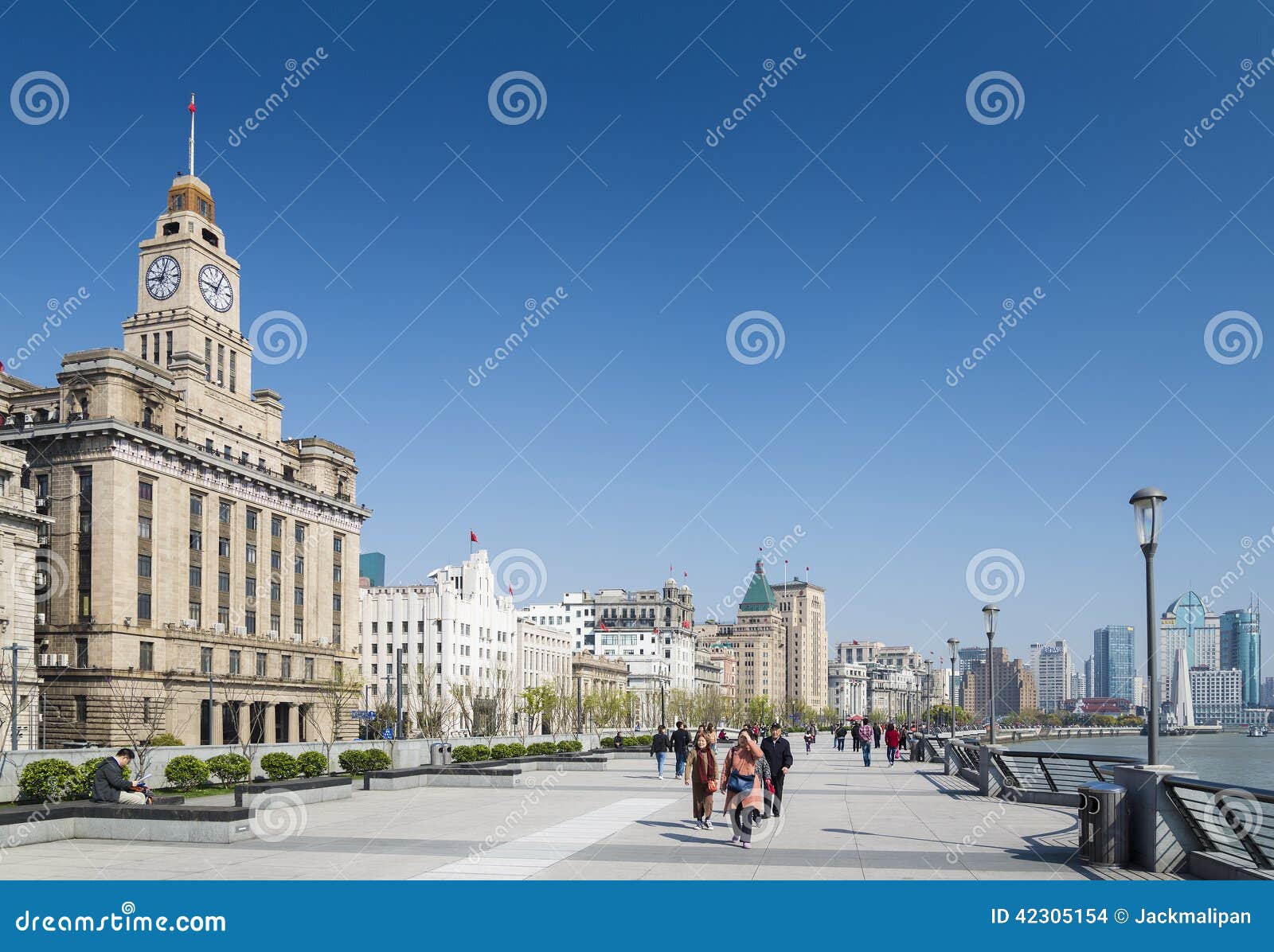 The bund in shanghai china editorial stock image. Image of central ...