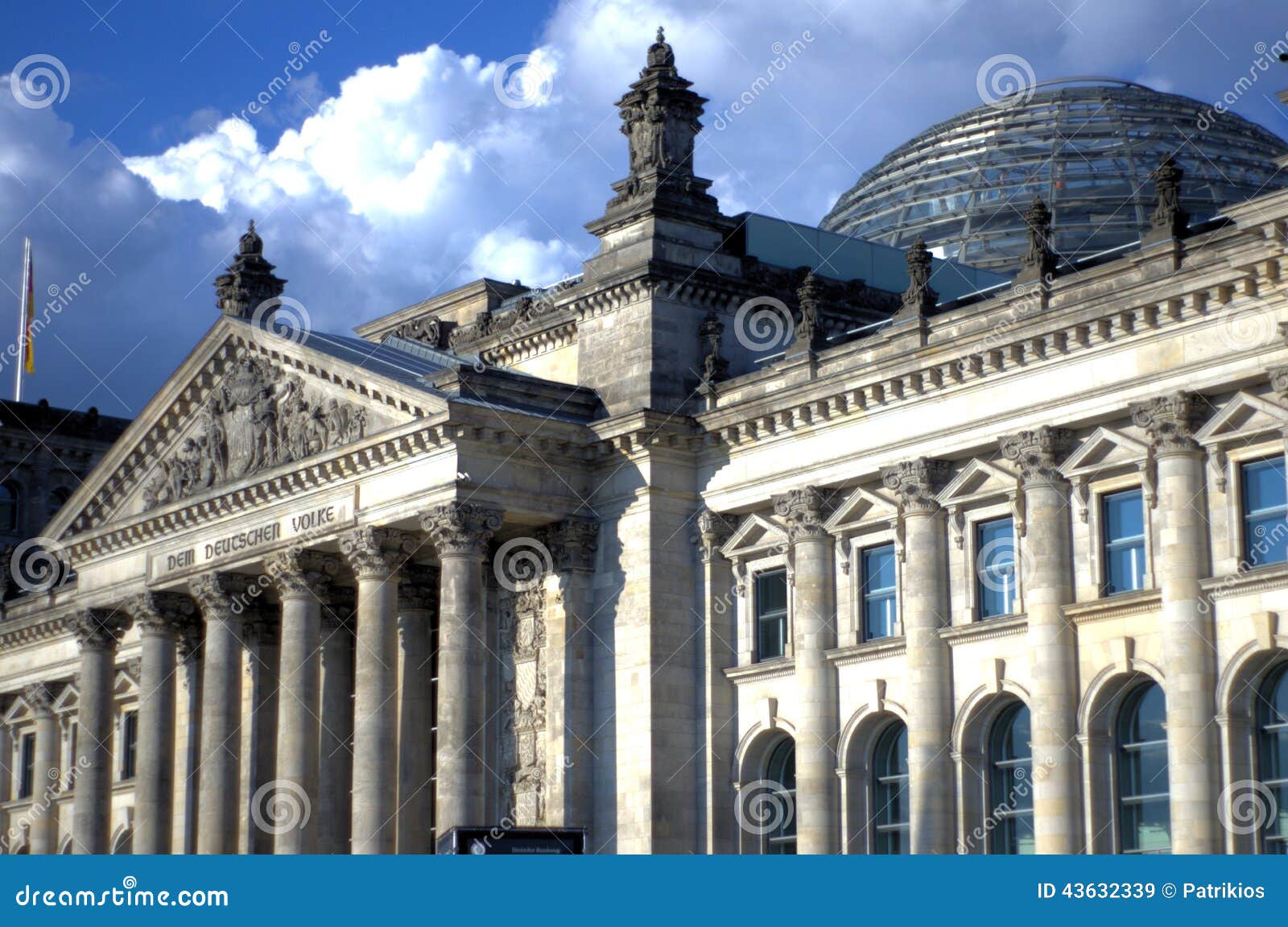 Bundestag, Berlin, Germany stock image. Image of reichstag - 43632339
