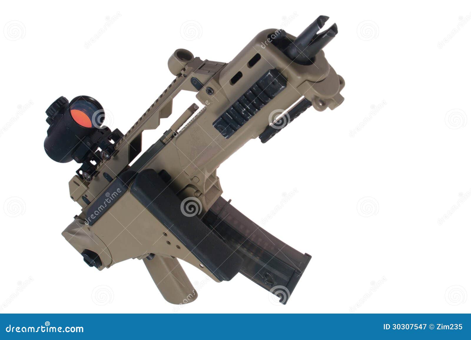 Bundeswehr Assault Rifle G36 Stock Image - Image of weapons, metallic ...