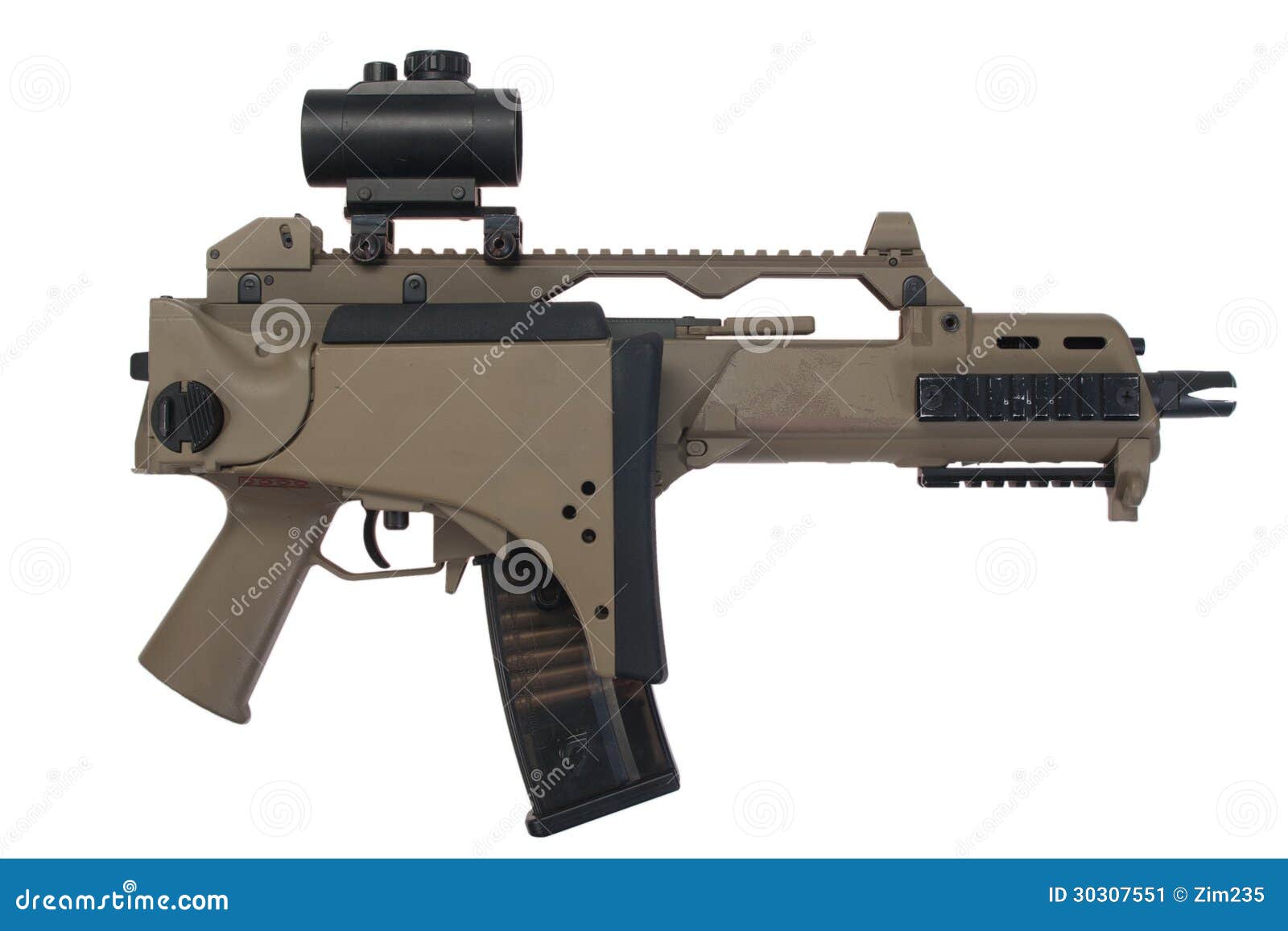 Bundeswehr assault rifle stock image. Image of nato, german - 30307551