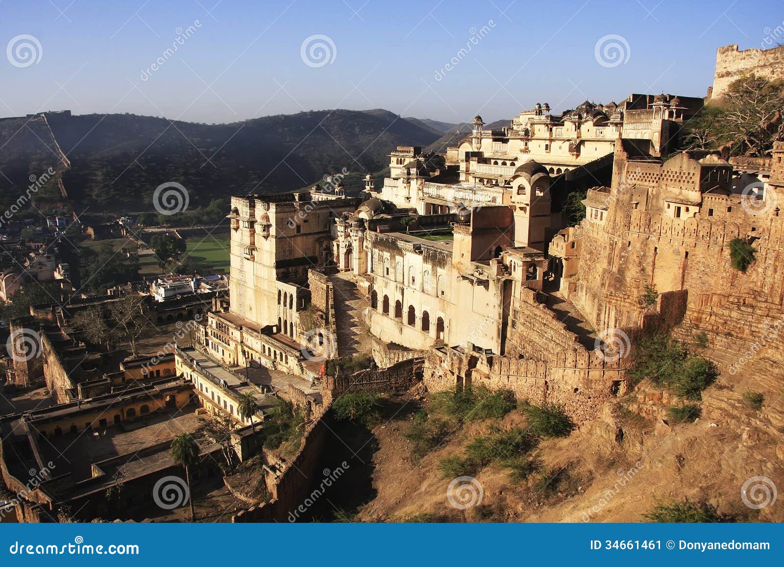 Bundi Palace, India stock image. Image of palace, asia - 34661461