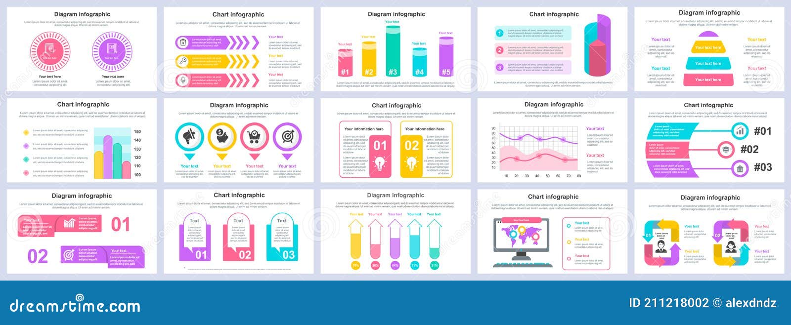 Bundle Business and Finance Infographics Presentation Slides Template ...