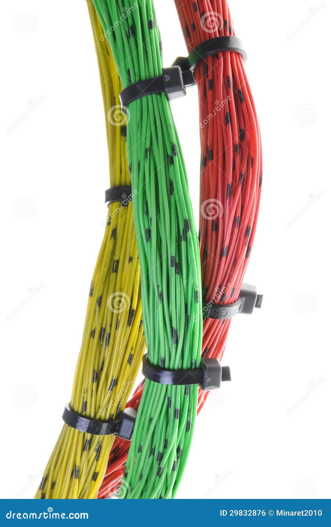 Bundle of Cables with Cable Stock Photo - Image of abstract ...