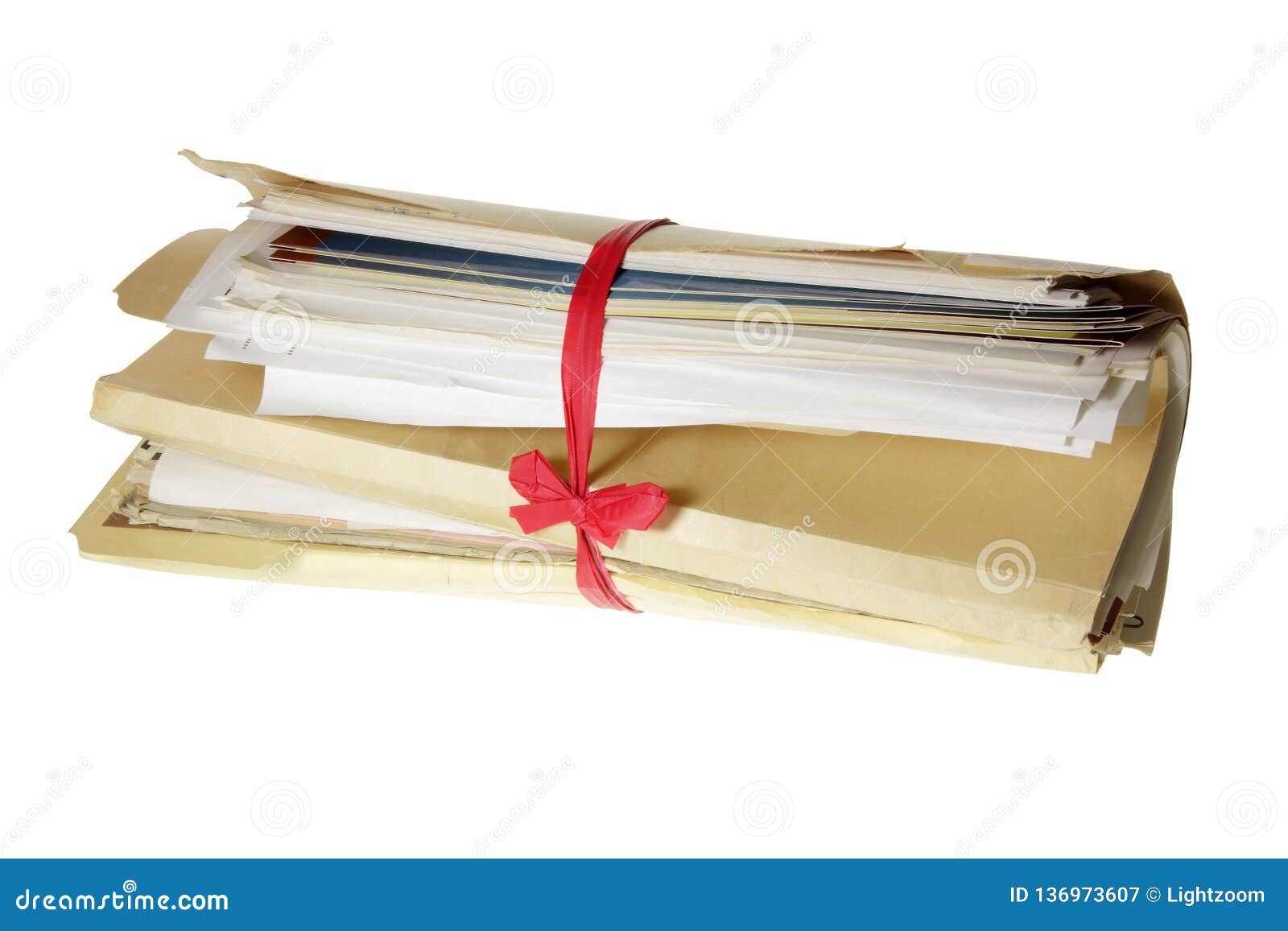 Bundle of Documents stock image. Image of tied, bundle - 136973607