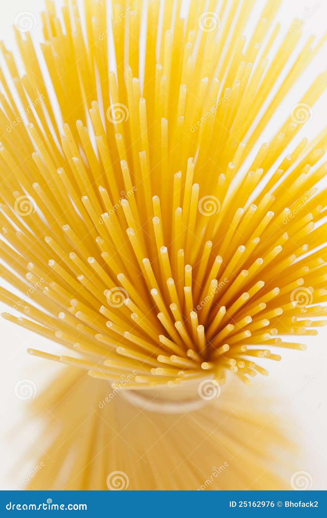 Bundle of dry spaghetti stock photo. Image of uncooked - 25162976