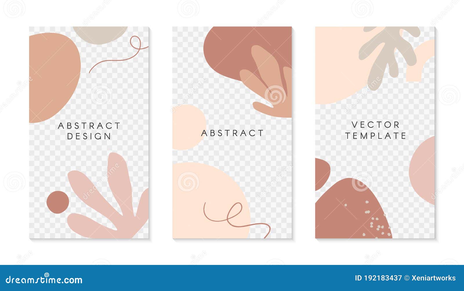 Bundle of Editable Insta Story Templates with Copy Space for Text Stock ...