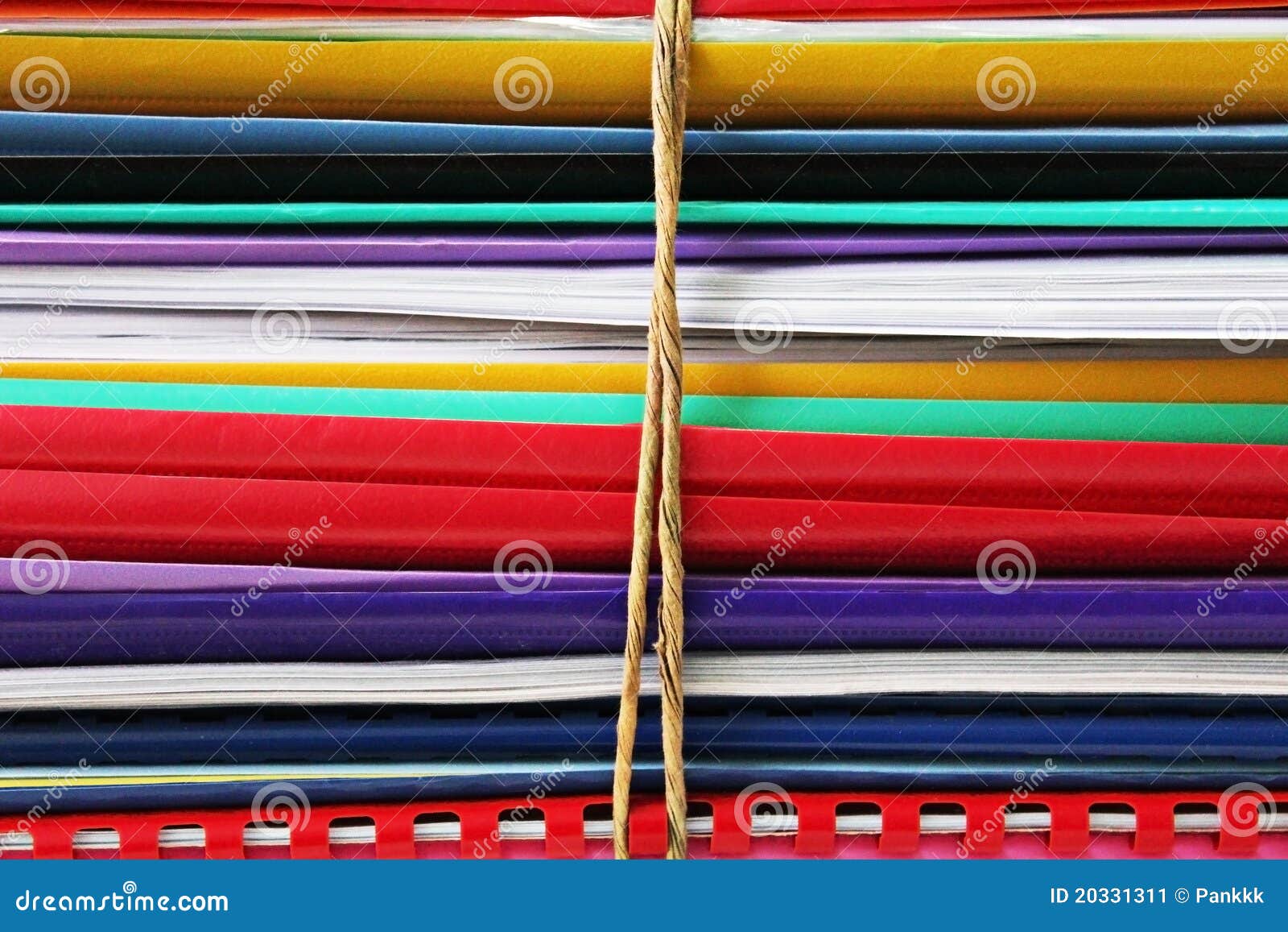 Bundle of folders stock image. Image of backgrounds, bundle - 20331311