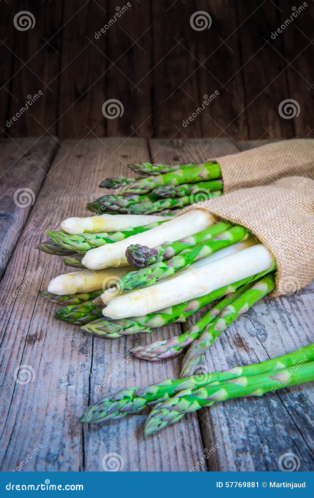 Bundle of Fresh and Healthy Asparagus Stock Image - Image of cooking ...