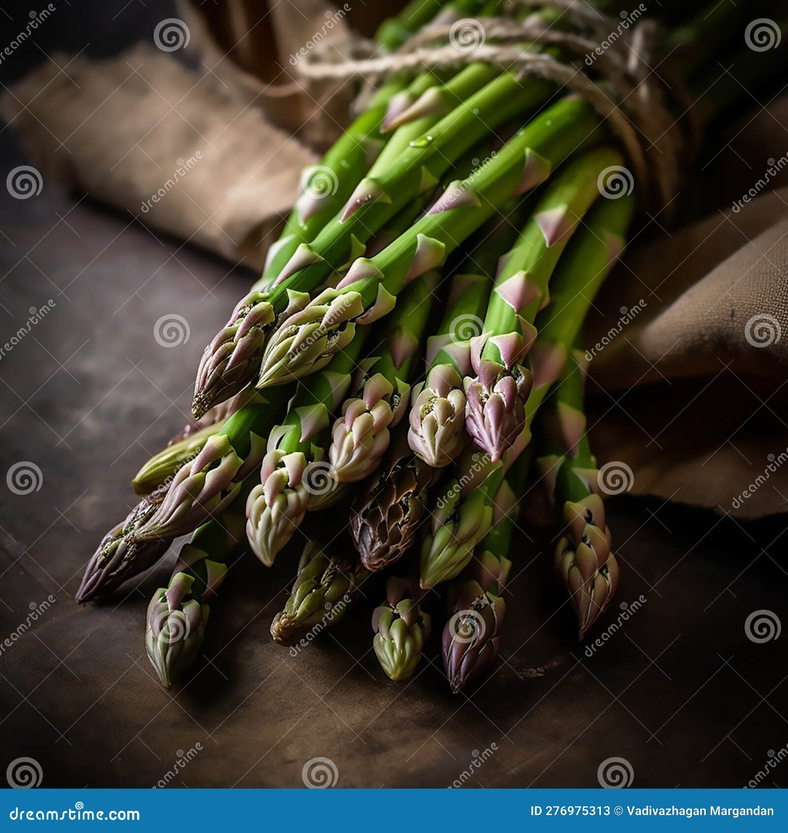 A Bundle of Fresh Spears stock illustration. Illustration of herb - 276975313