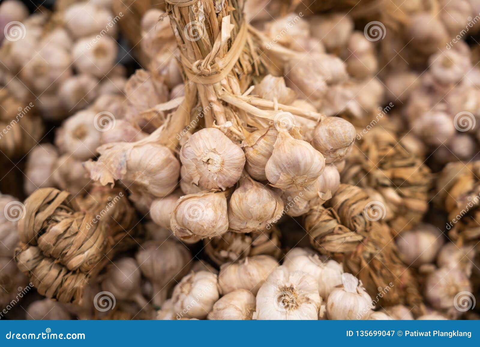 Bundle of garlic stock image. Image of effect, fruit - 135699047