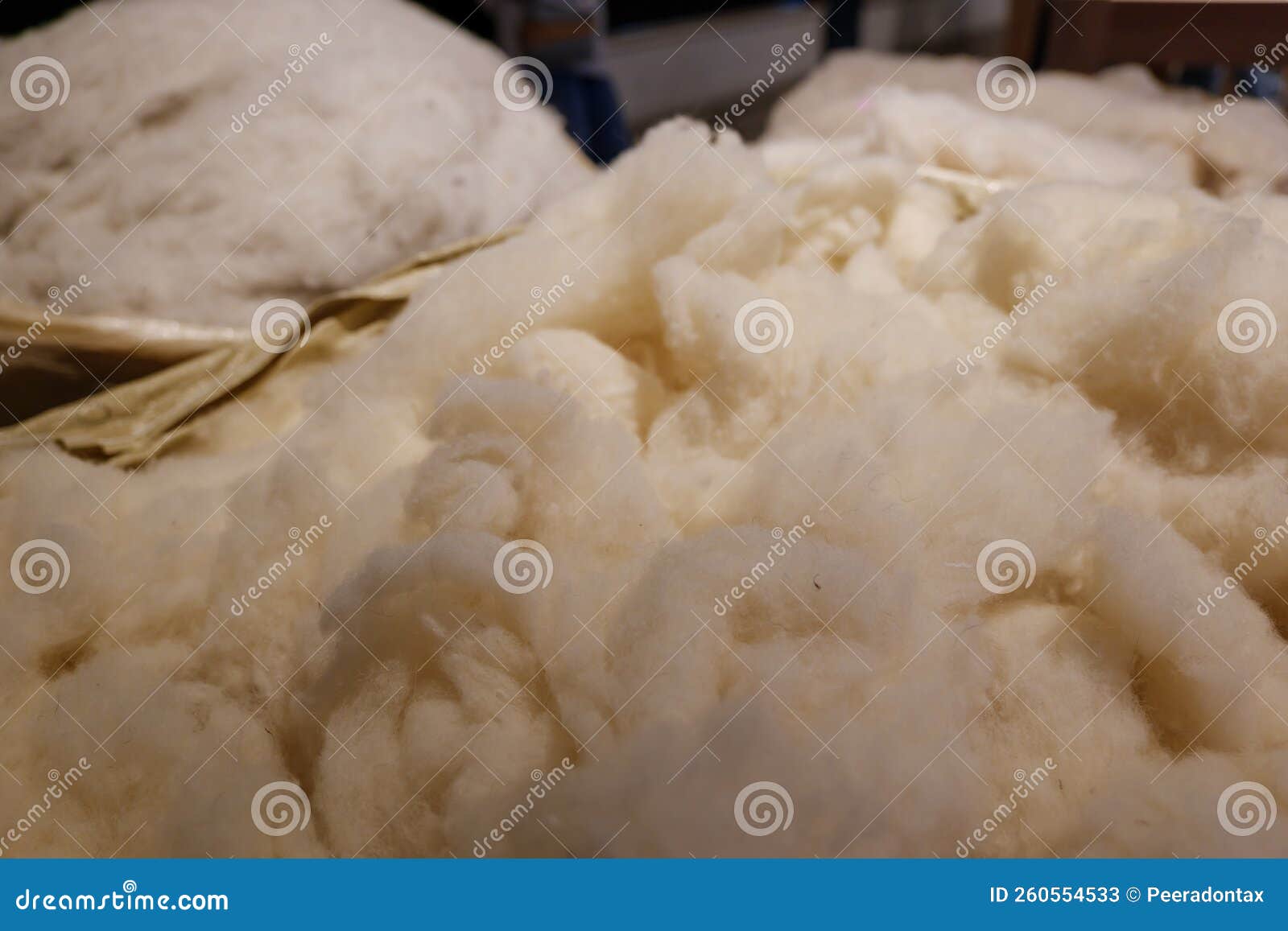 Bundle of heap sheep wool. stock image. Image of bundle - 260554533