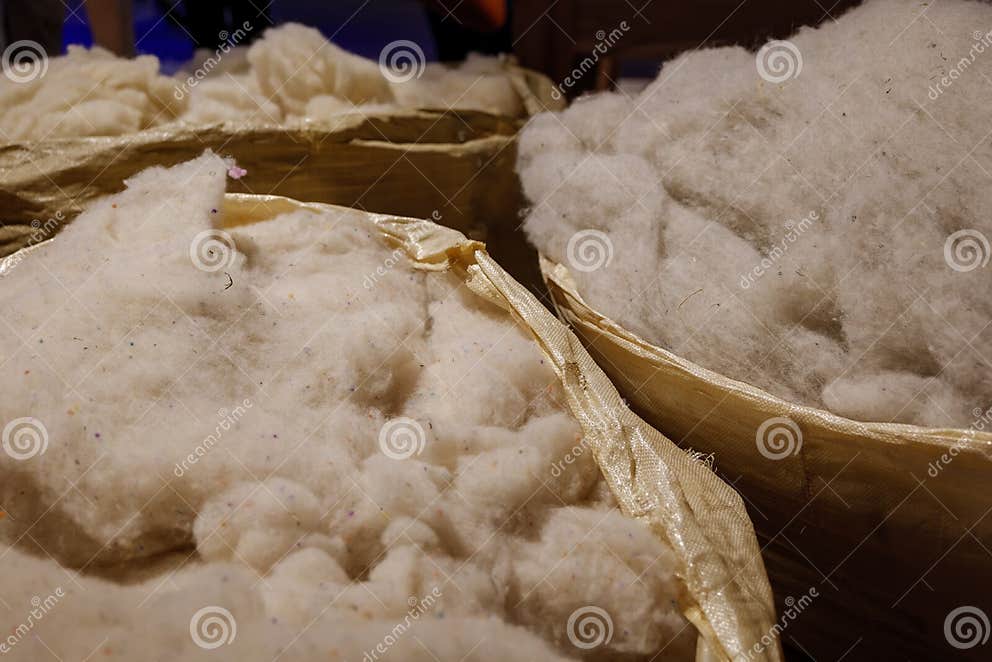 Bundle of heap sheep wool. stock image. Image of fabric - 260554541