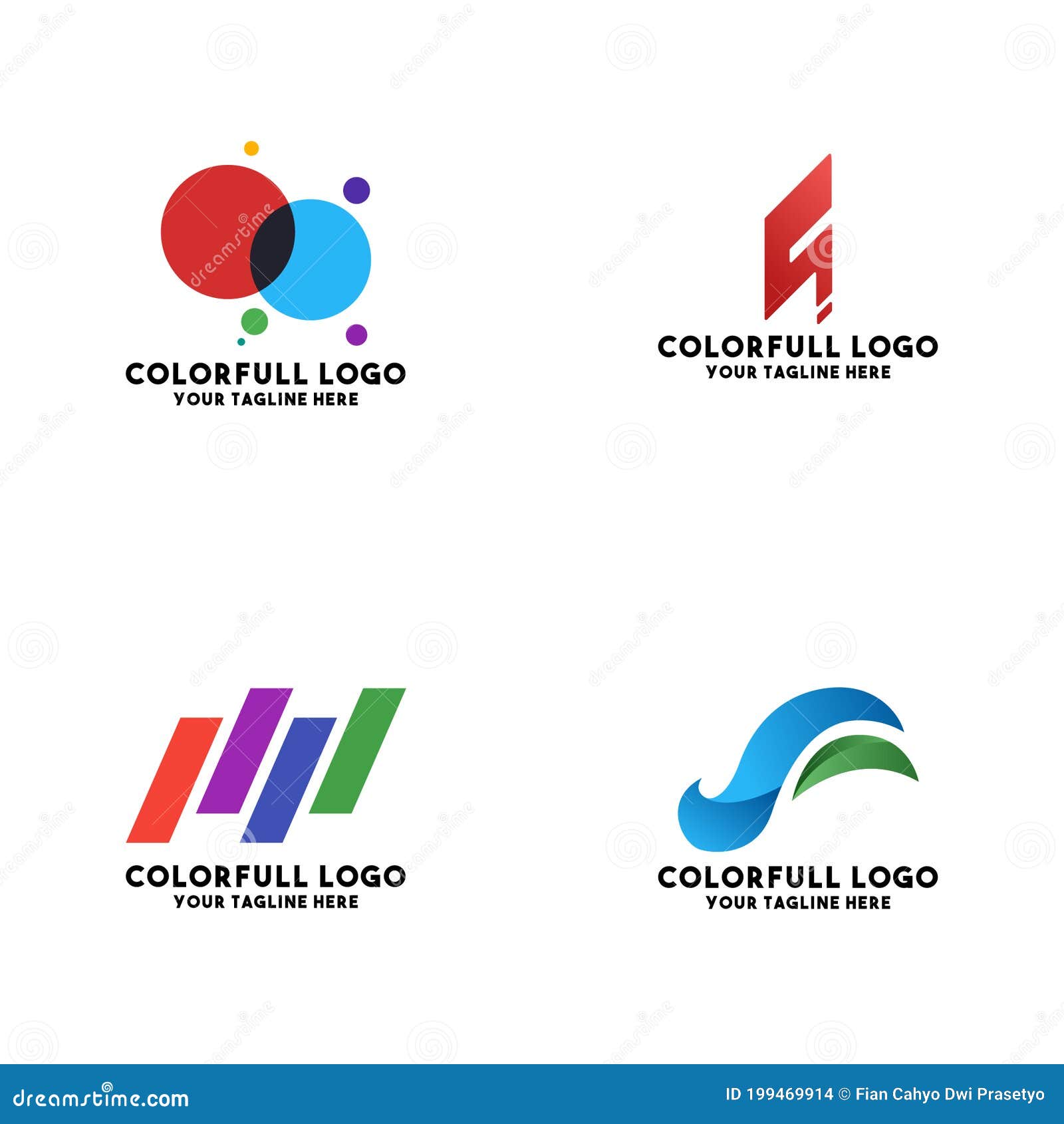 Bundle Logo Modern Trend Concept Stock Vector - Illustration of ...