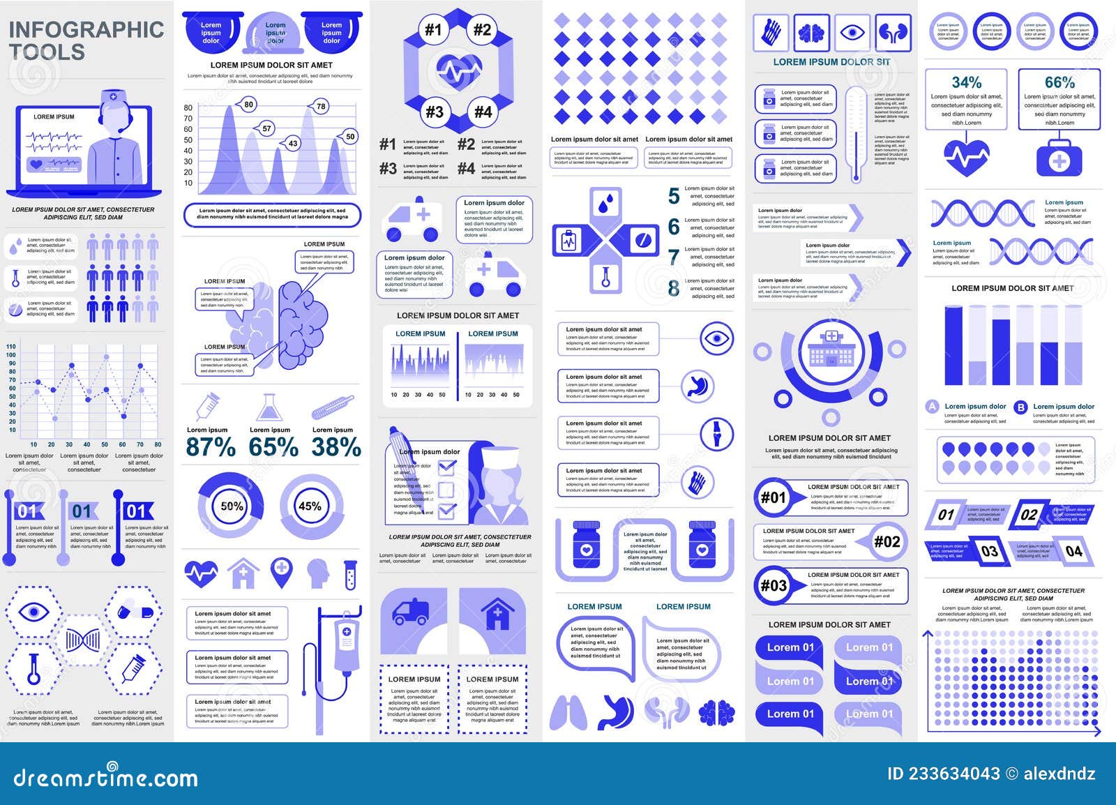 Bundle Medical Services Infographics Presentation Slides Template ...