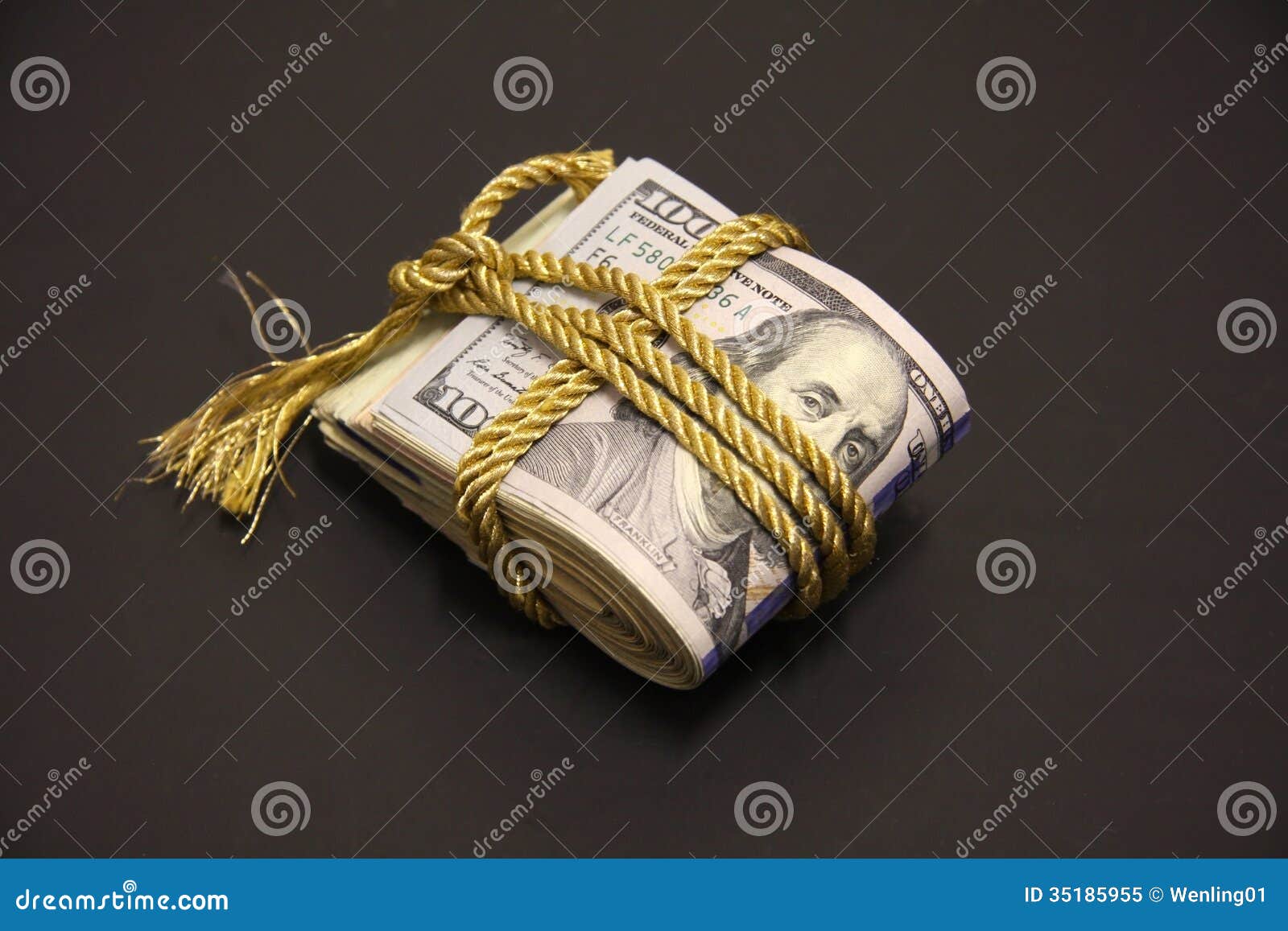 A Bundle Of Money Royalty Free Stock Photo - Image: 35185955